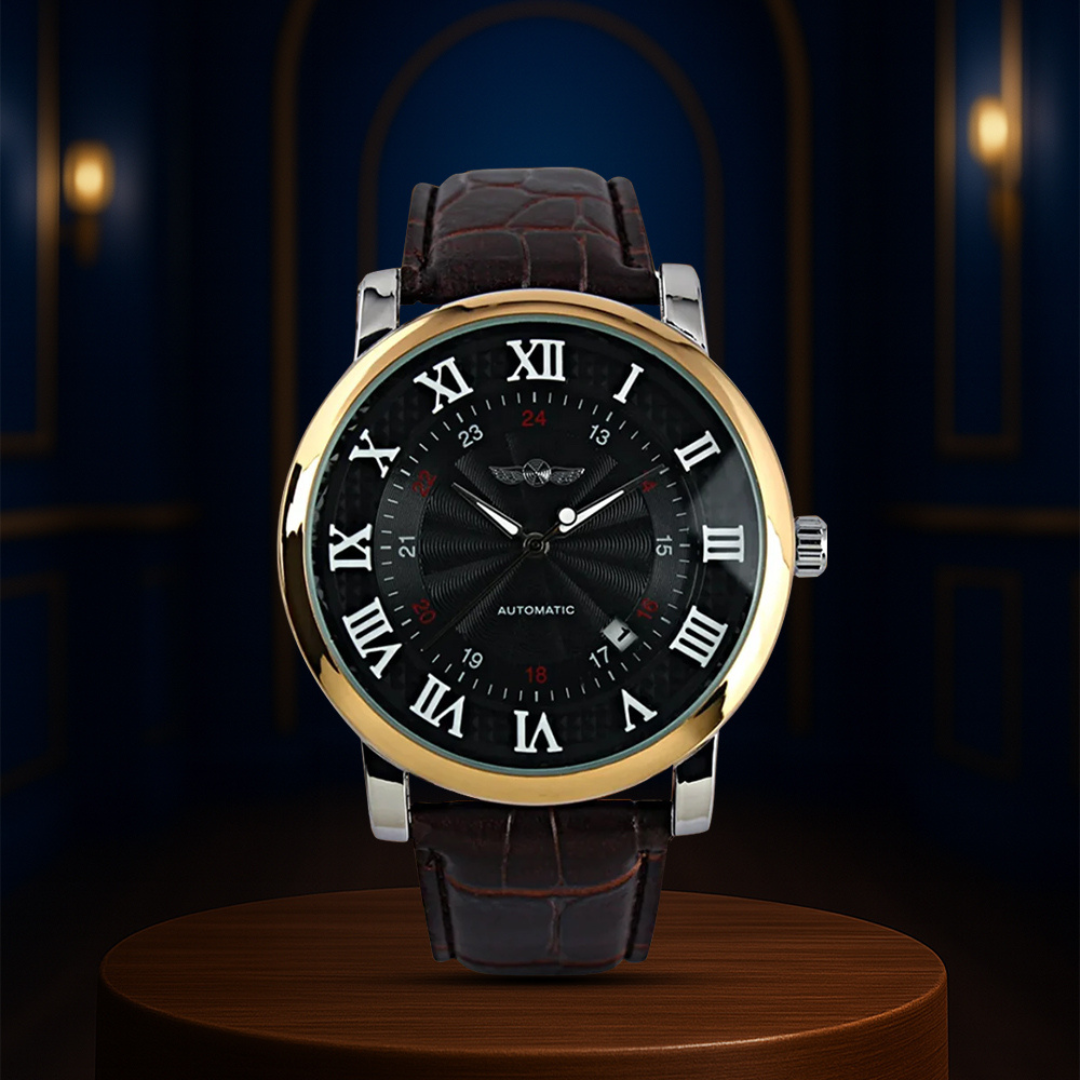 Daniel | Mechanical Classic Men’s Roman Numerals Watch | 45mm – AnaMade
