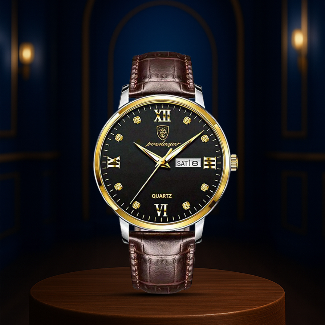 Enzo | Men's Elegant Quartz Waterproof Watch | 42mm – AnaMade