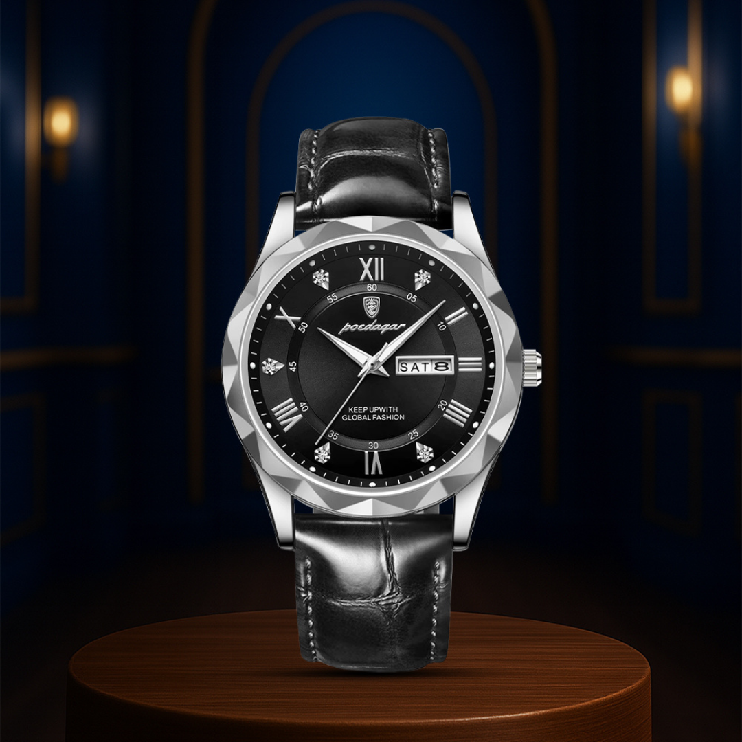 Levi | Men's Quartz Watch with Date and Day Display | 41mm – AnaMade