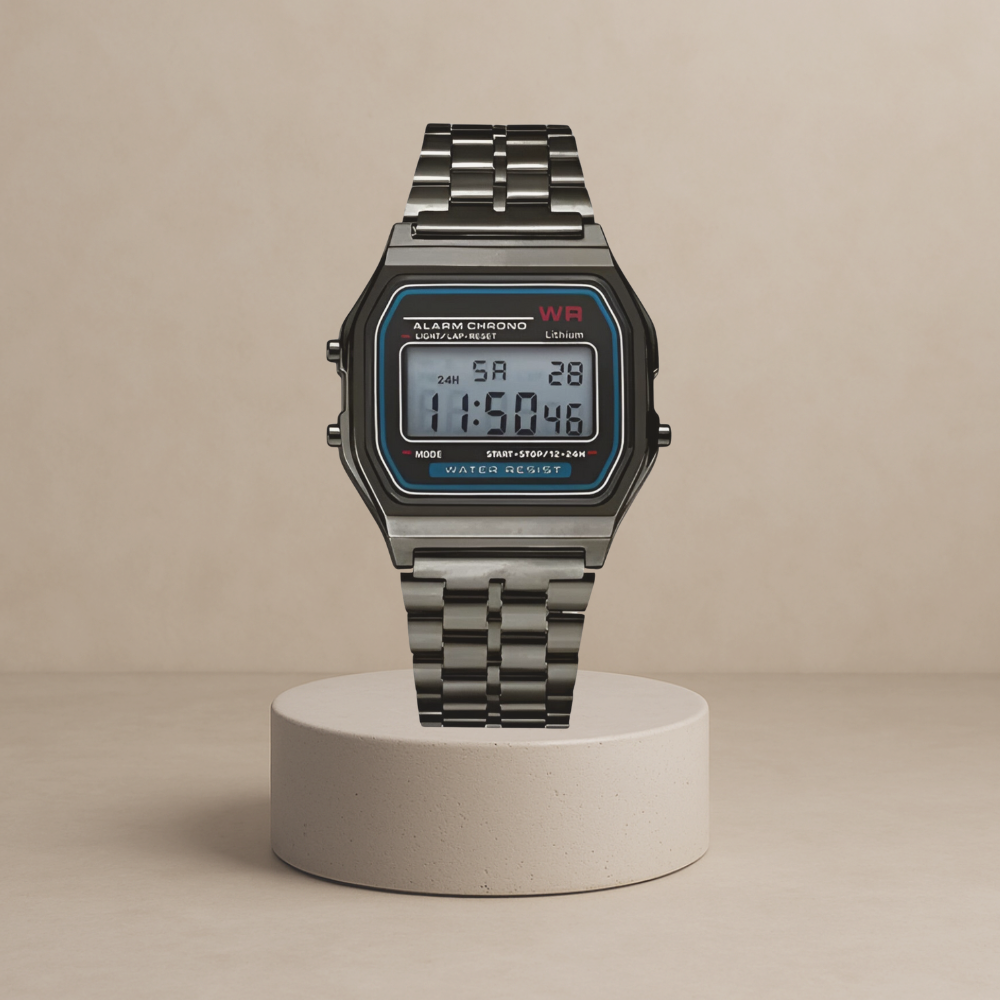 True - Elegant digital clock - Perfect time measurement for any occasi ...
